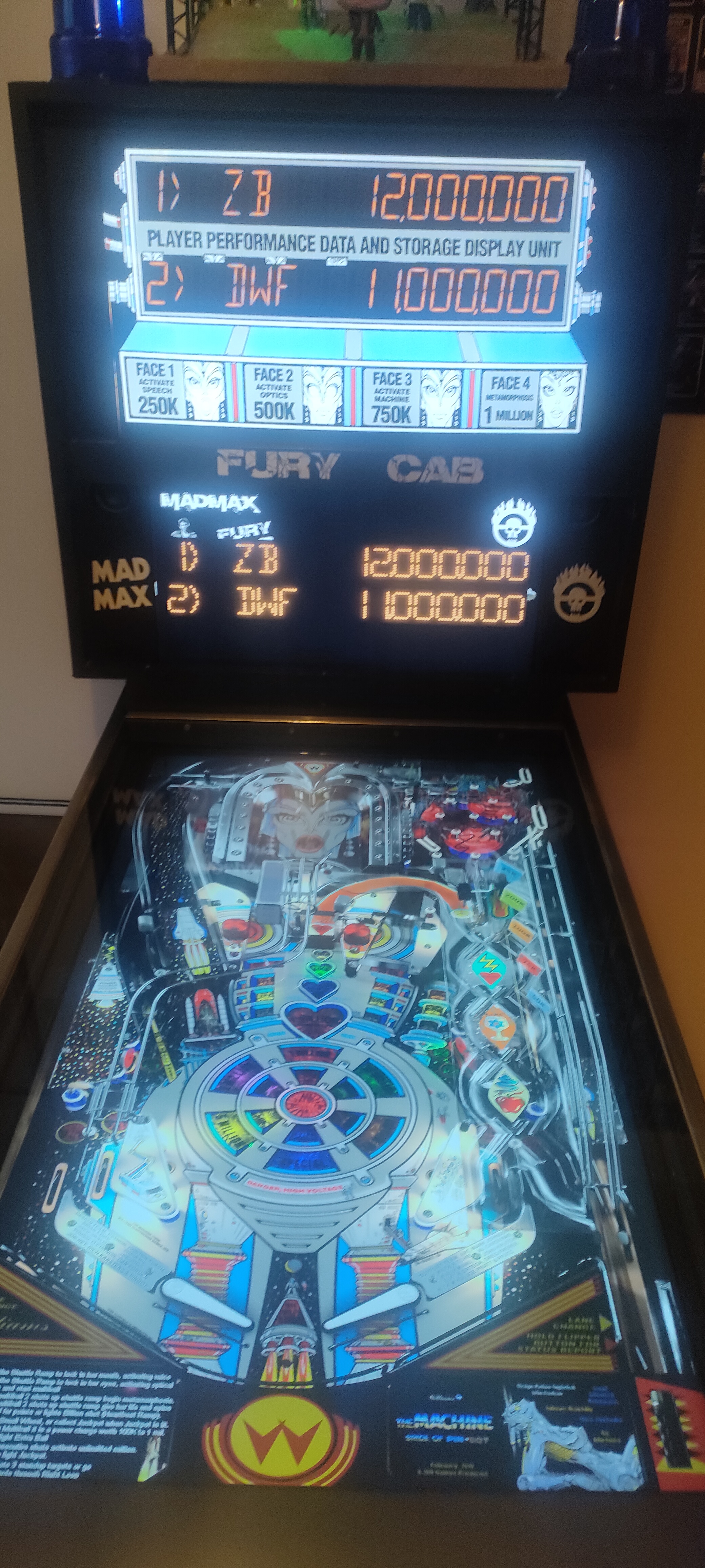 Backglass hidden behind score screen in 3 screen B2S configuration ...