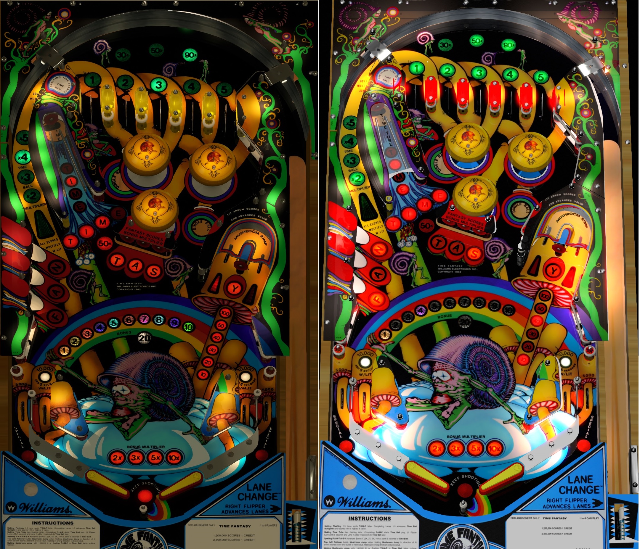 Time Fantasy (Williams 1983) - VPX - Pinball Tables - Virtual Pinball ...