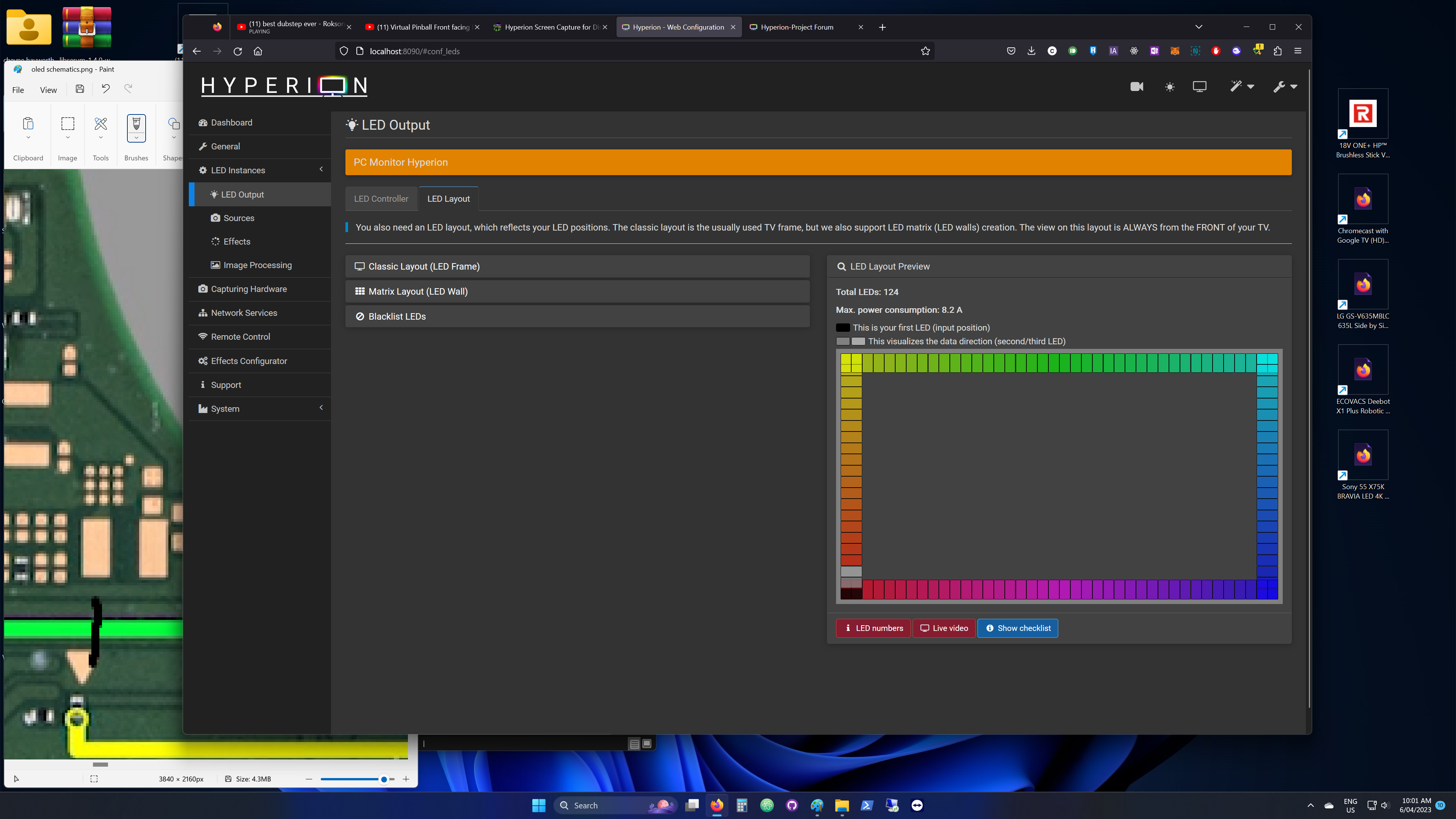 Hyperion Screen Capture for Displays (Front Facing Backboard) Pinball ...
