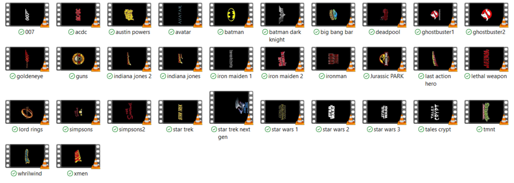 Pack of 32 Loading Screens - Simple Logo - Loading Animations - Virtual Pinball Universe