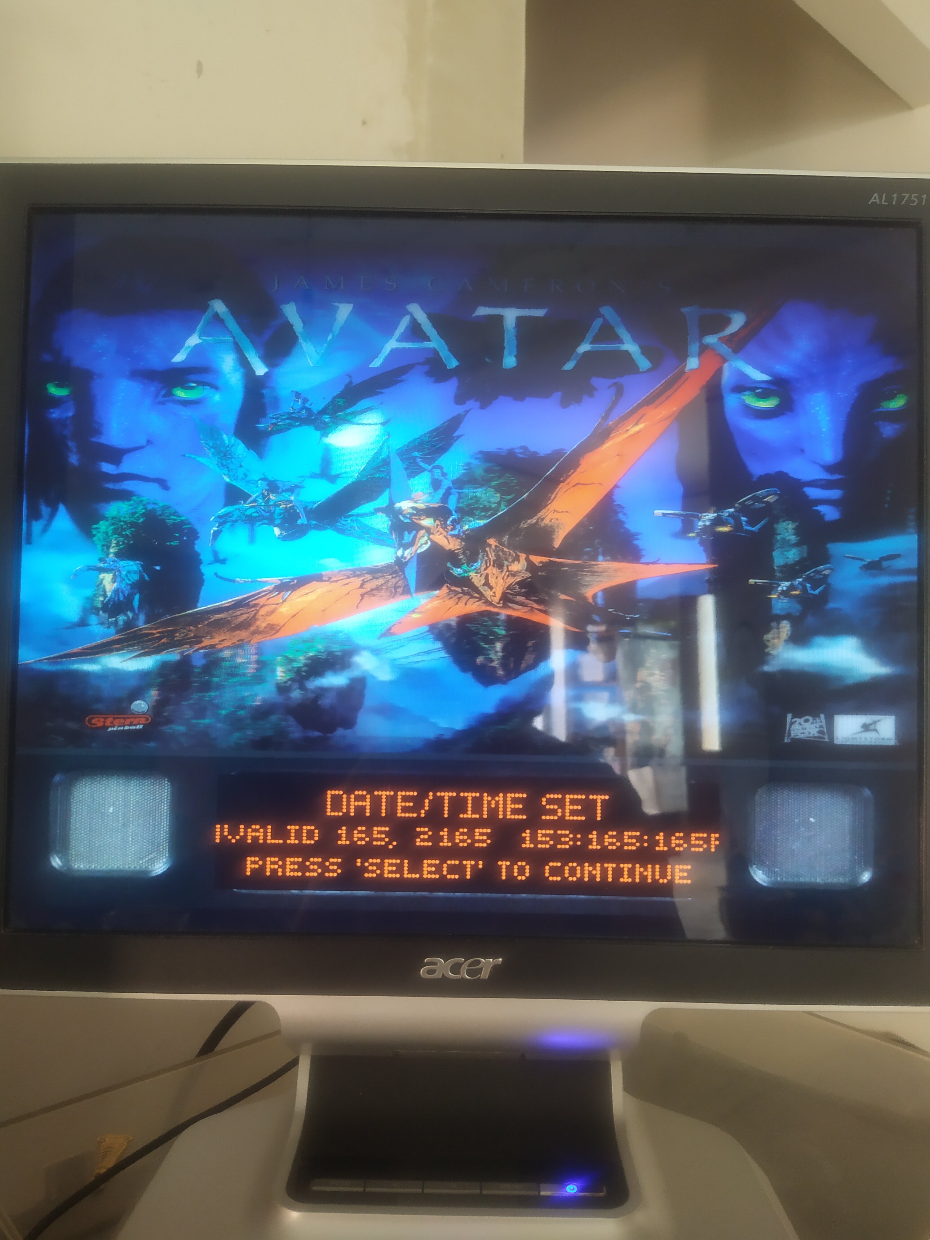 Vpxvpinmame 35 Invalid Set Current Datetime On Stern Tables To Can Start Tournament Mode