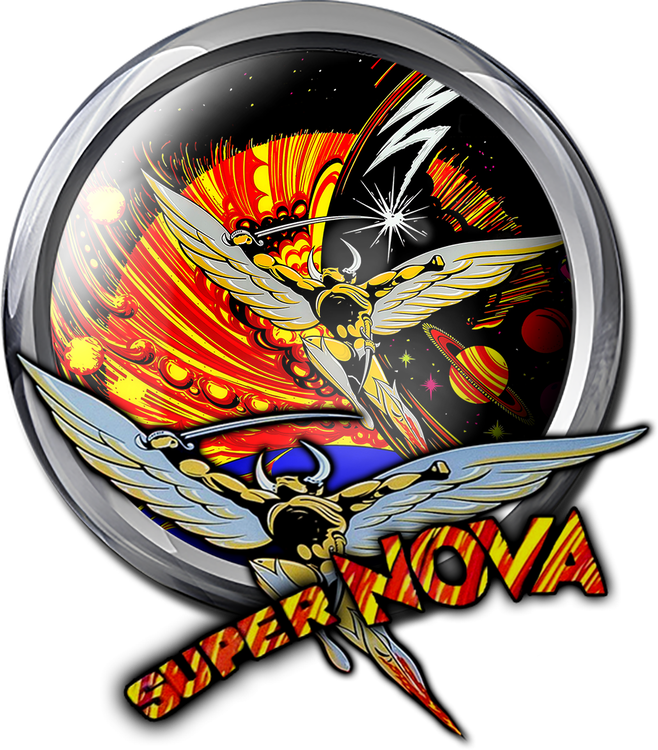 Super Nova (Game Plan 1980) - Tarcisio Style Wheels - Virtual Pinball Universe