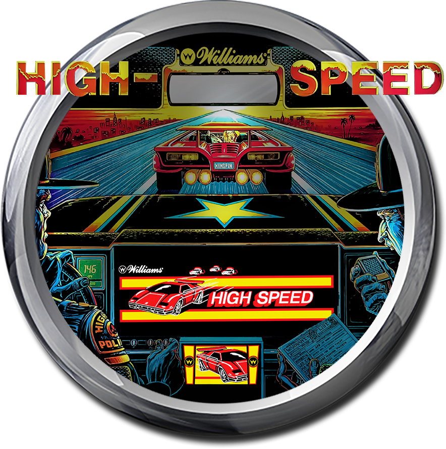 High Speed (Williams 1986) - Tarcisio Style Wheels - Virtual Pinball ...