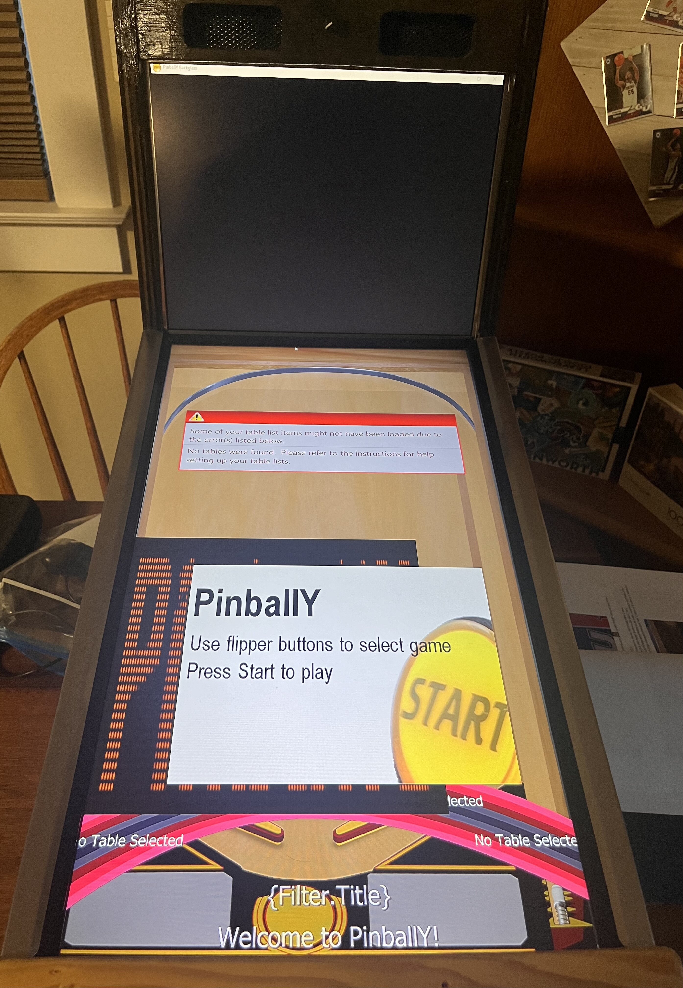 Help! No Table Selected - Pinball Y Support - Virtual Pinball Universe
