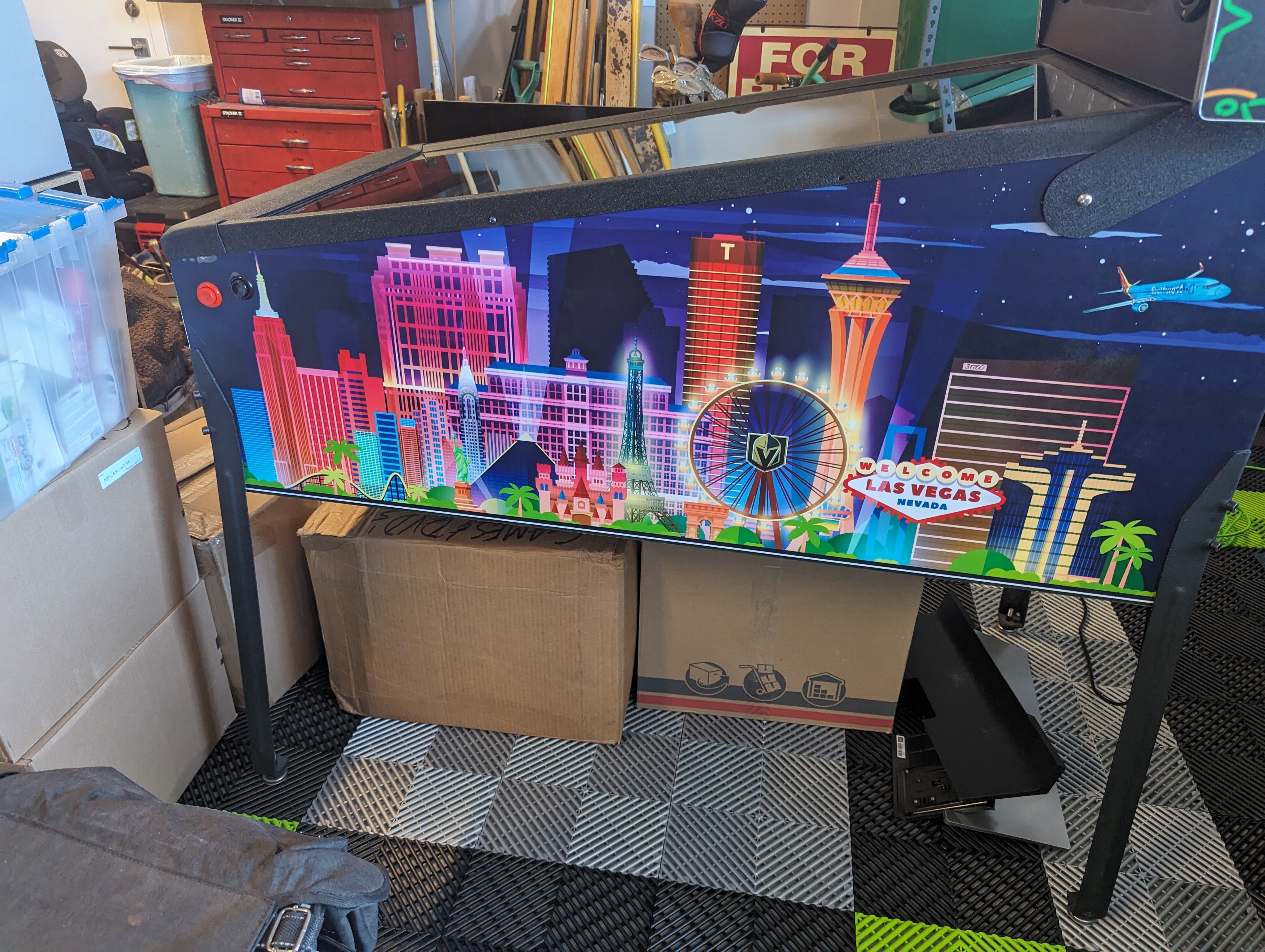 Vegas Themed Ultra VP Full Sized Cabinet with Screens and Hardware ...