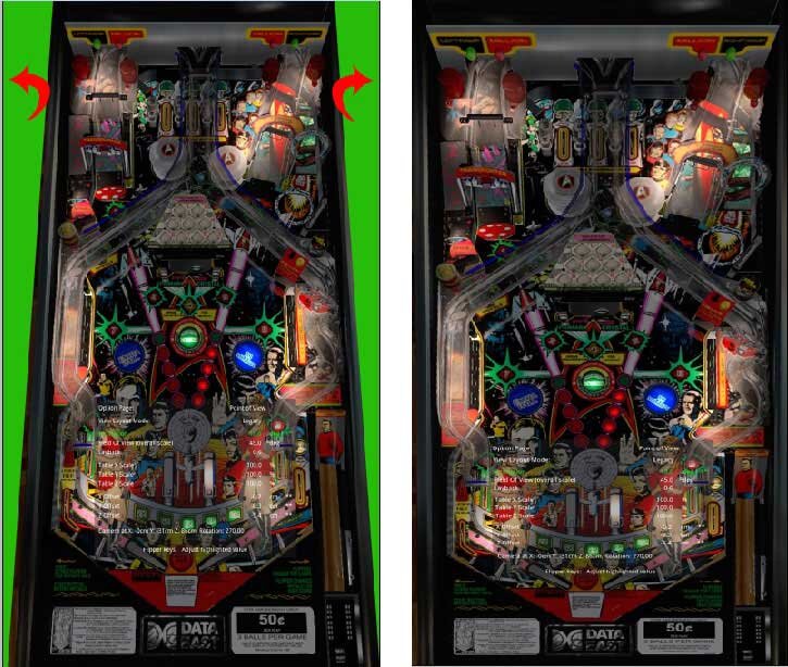 Desktop View In Cabinet Mode? - Visual Pinball Support - Virtual Pinball Universe