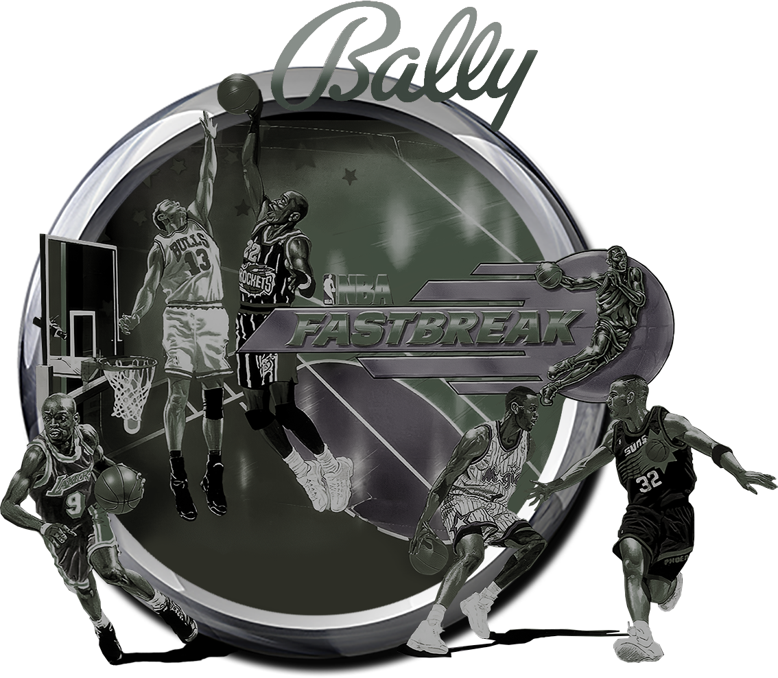NBA Fastbreak black and white (Bally 1997) - Tarcisio Style Wheels ...