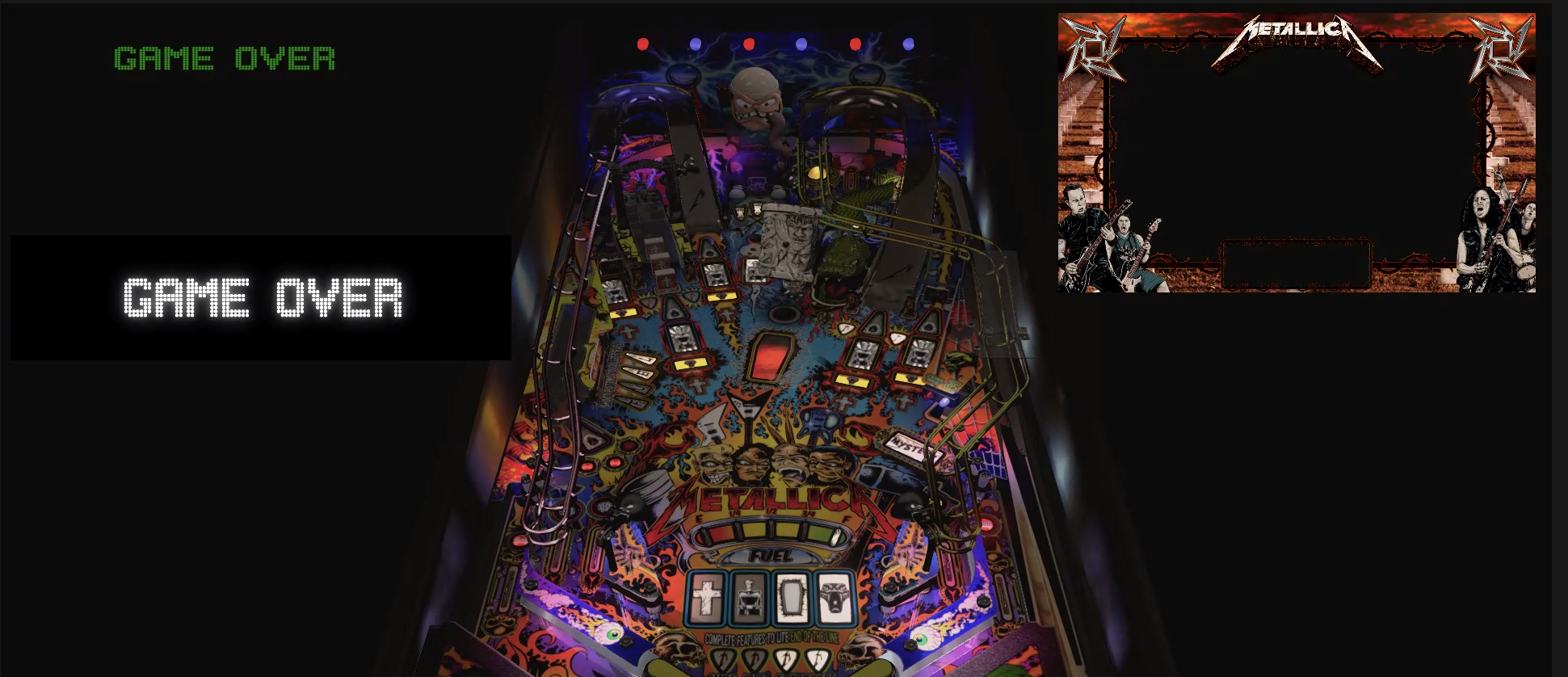 Metallica Premium Monsters (screens blocking table)? - Visual Pinball Support - Virtual Pinball ...