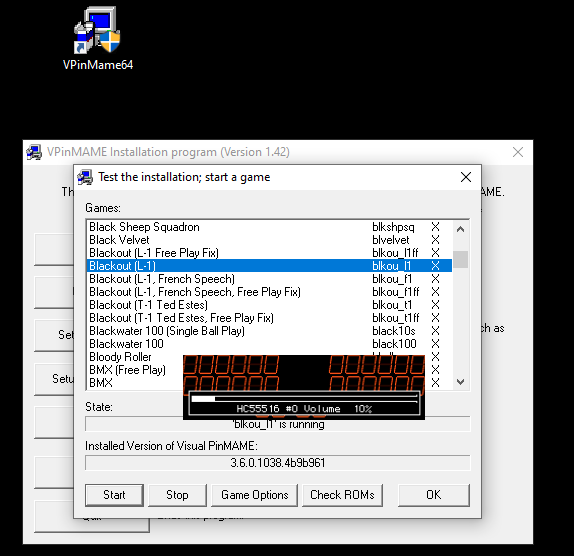 Vpinmame Rom volume adjustments now that F12 is used for POV ?? - VPU ...
