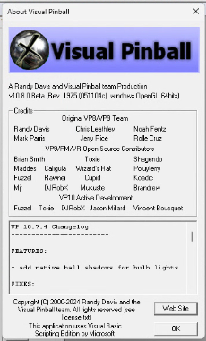 Manually updating VPX, VPinMAME and B2S server - Visual Pinball - How ...