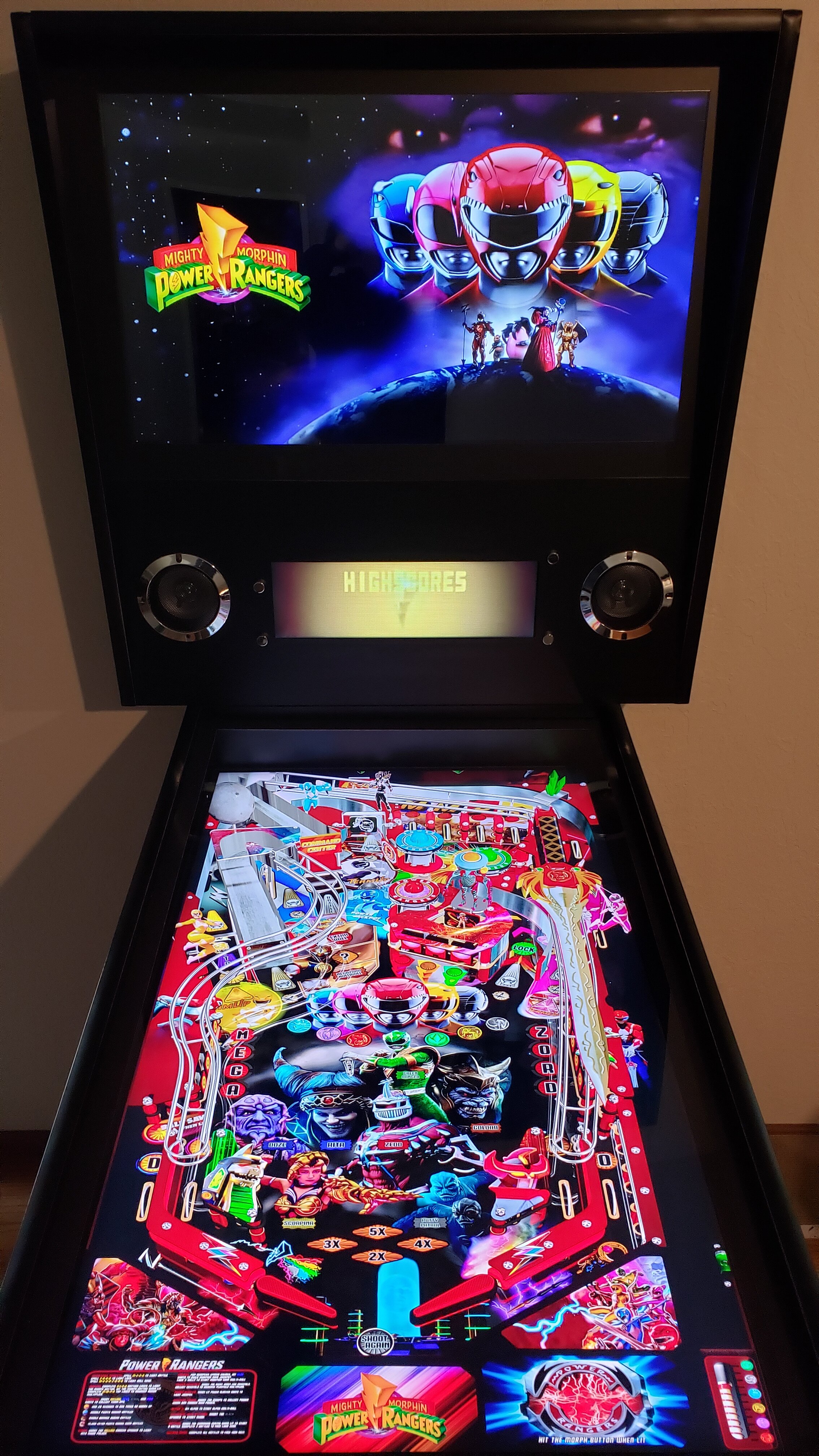 Mighty Morphin Power Rangers - VPX - Pinball Tables - Virtual Pinball ...