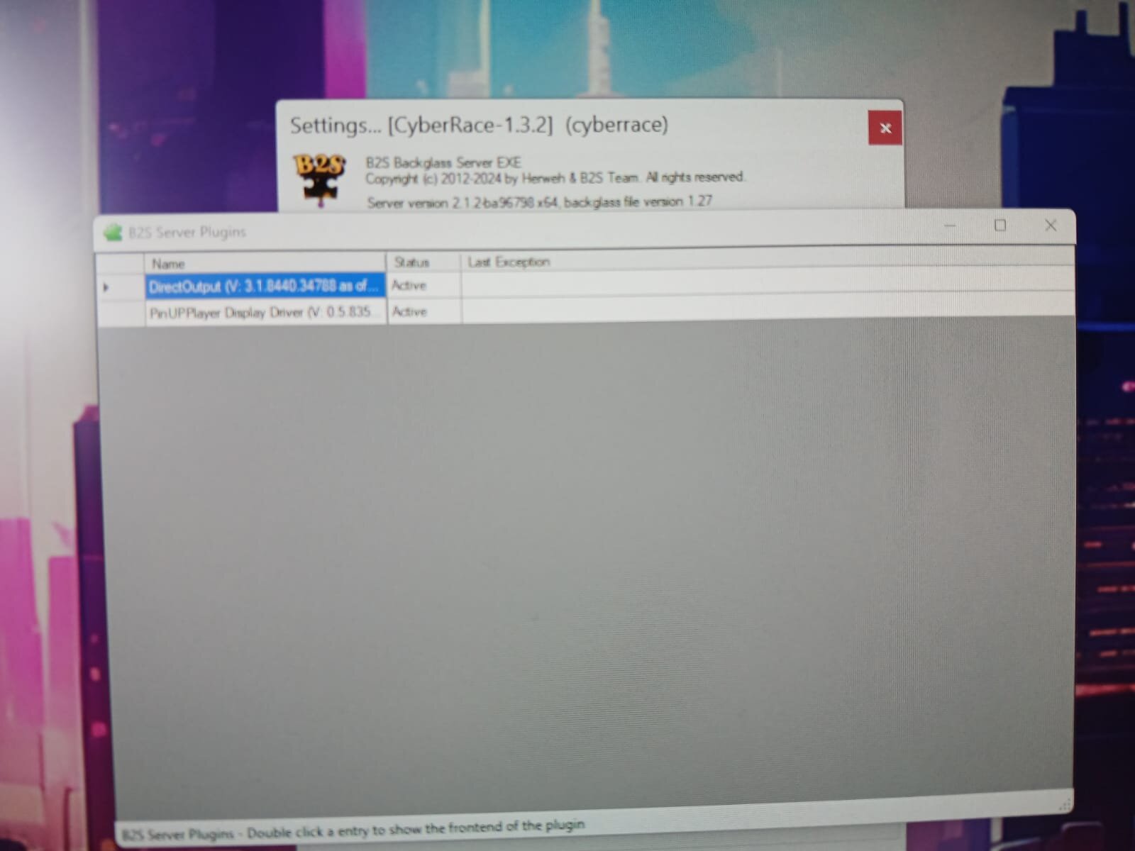 B2S Plugin NOT greyed out but not clickable - some Puppacks start but don´t work - Visual ...