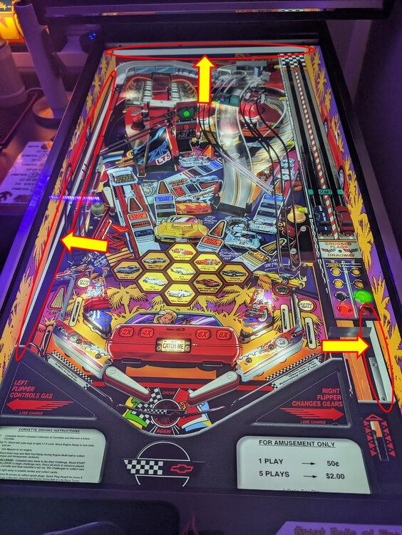 Older VPX Table - Can I change the color in these exposed areas ...