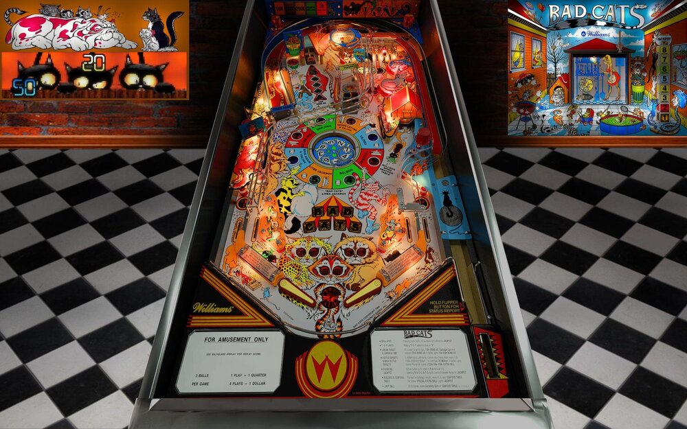 Bad Cats (Williams 1989) - DMD 64 colors - Serum V2 Format - Serum DMD ...