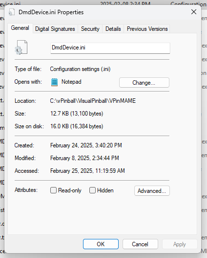 DMD position not saving - Visual Pinball Support - Virtual Pinball Universe