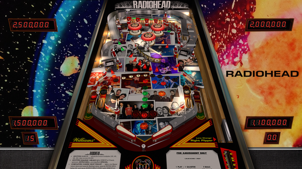 Radiohead - Modified (MOD) Games - Virtual Pinball Universe