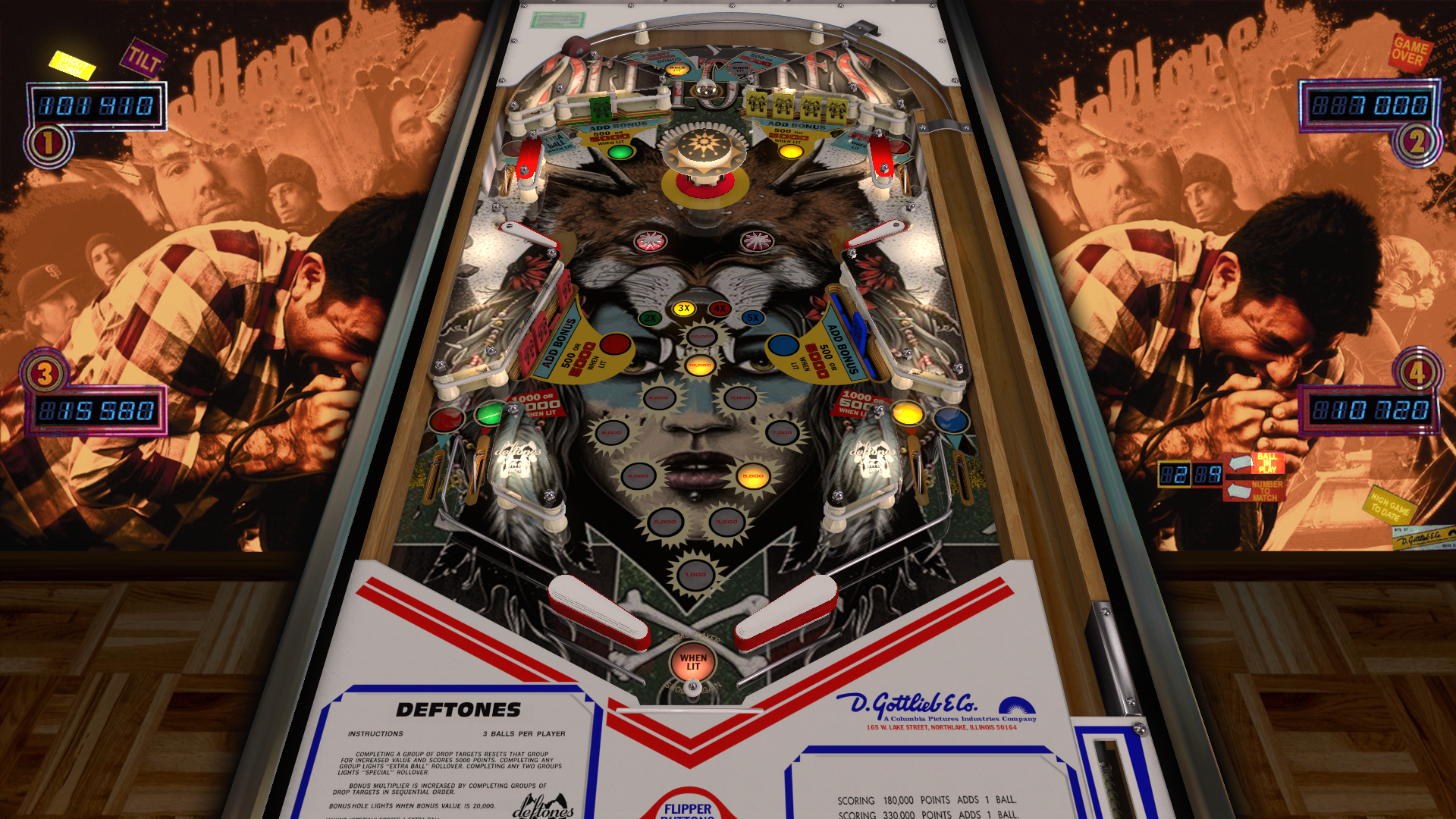Deftones - Modified (MOD) Games - Virtual Pinball Universe