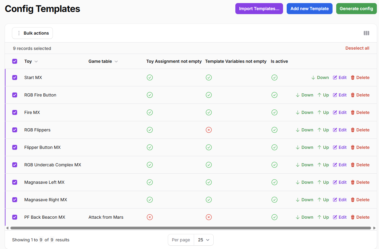 DOF config tool template support - Direct Output General Discussion - Virtual Pinball Universe