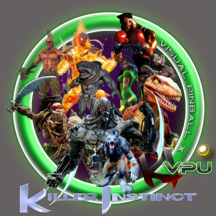 KILLER INSTINCT Neon Wheel - Wheel Images - Virtual Pinball Universe