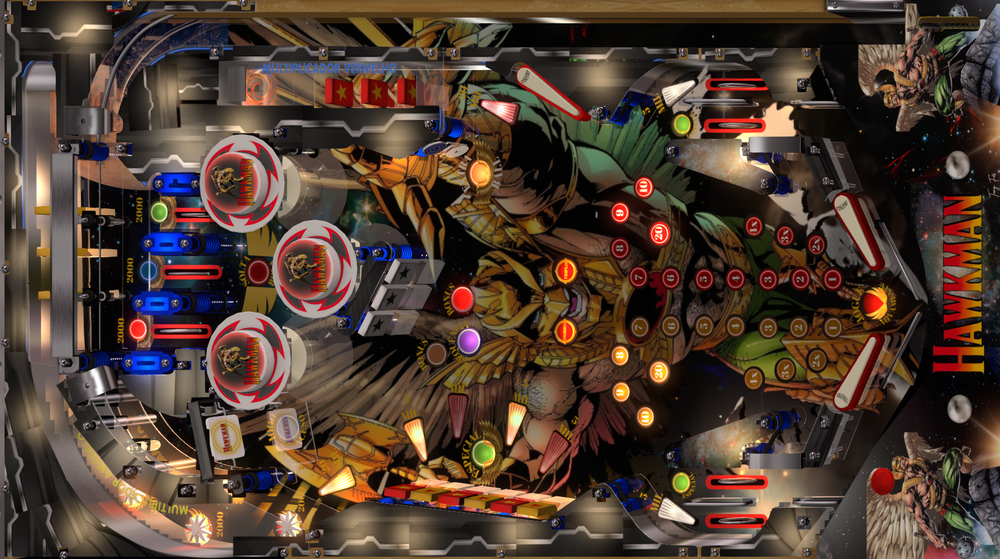Hawkman New reskin - Modified (MOD) Games - Virtual Pinball Universe