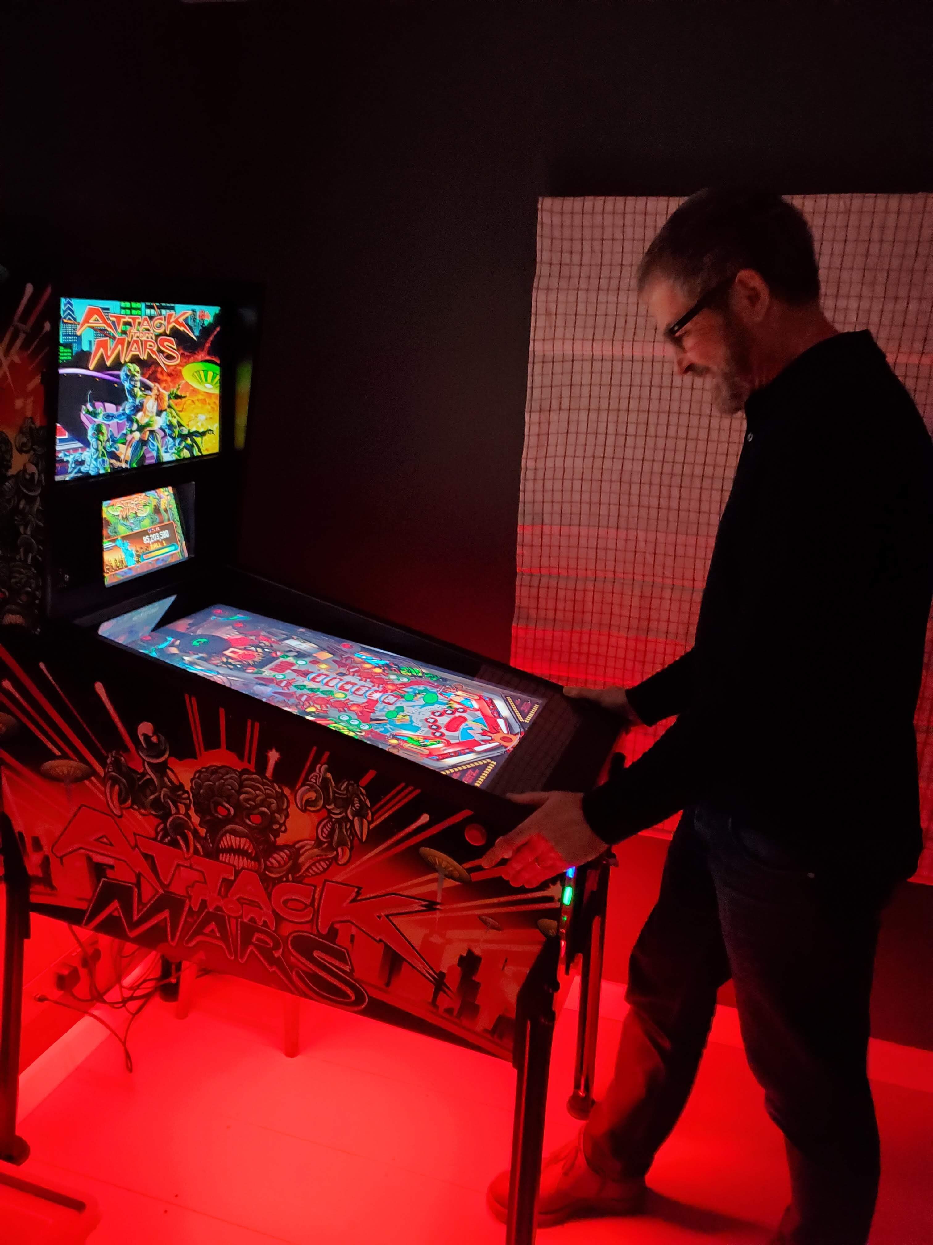 Scratch Built Attack from Mars 4k Virtual Pinball Cabinet - 3/4 size ...