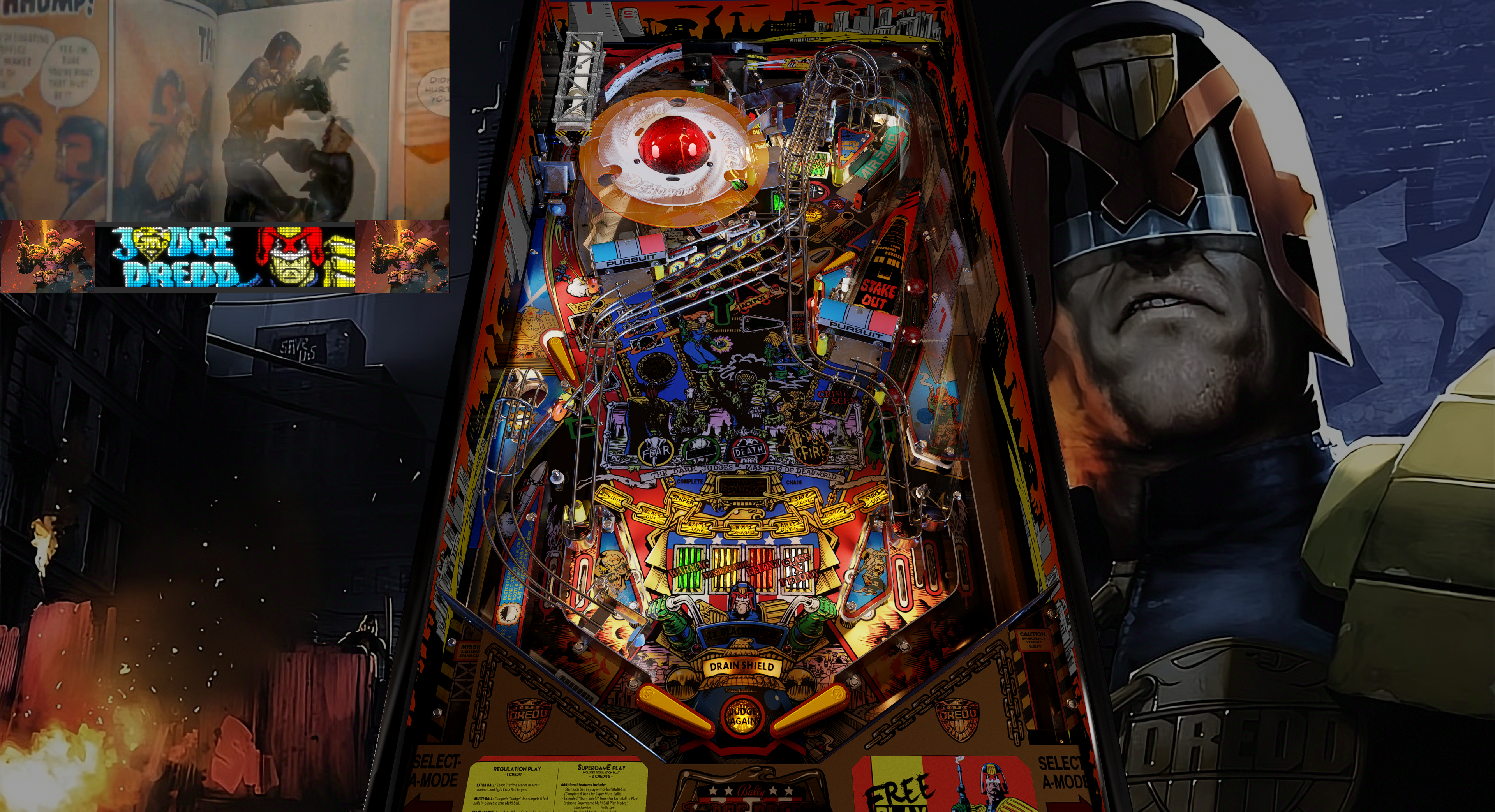 Judge Dredd Cabinet Mod - VPURemix - VPX Table Patches - Virtual ...