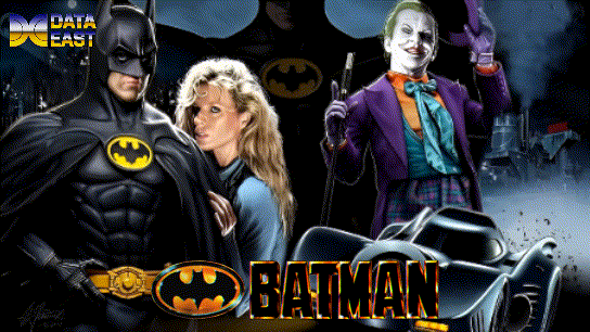 Batman (Data East 1990) Topper Video - Topper Videos - Virtual Pinball Universe
