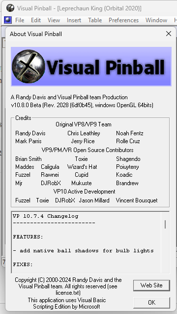 VPX Visual Pinball X : Tables VR avec PSVR2 - VPU General Discussion ...