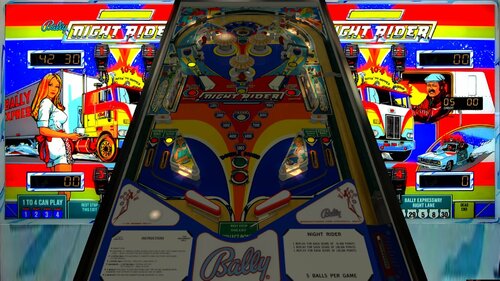 Night Rider (Bally 1977) - VPX - Pinball Tables - Virtual Pinball Universe