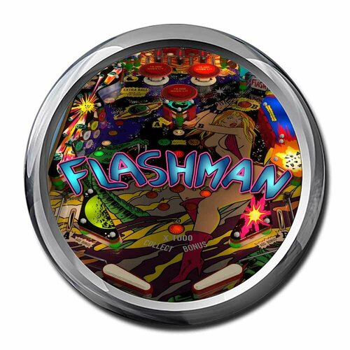 Pinup system wheel "Flashman" - Wheel Images - Virtual Pinball Universe