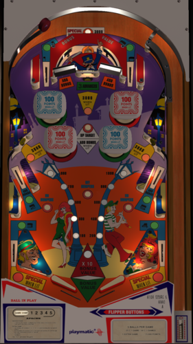 Apache (Playmatic 1975) - VPX - Pinball Tables - Virtual Pinball Universe