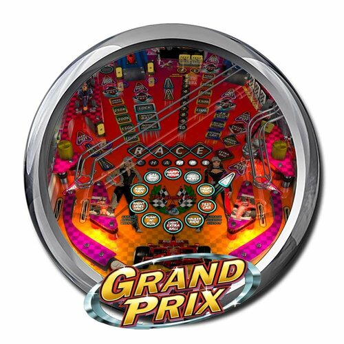 Pinup system wheel "Grand Prix" - Wheel Images - Virtual Pinball Universe