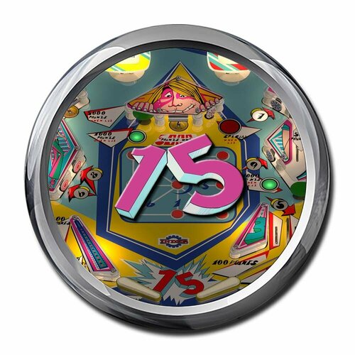 Pinup system wheel "Fifteen" - Wheel Images - Virtual Pinball Universe