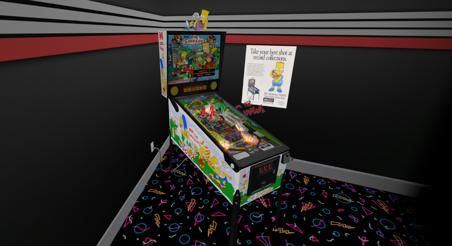 Simpsons Pinball Machine Data East