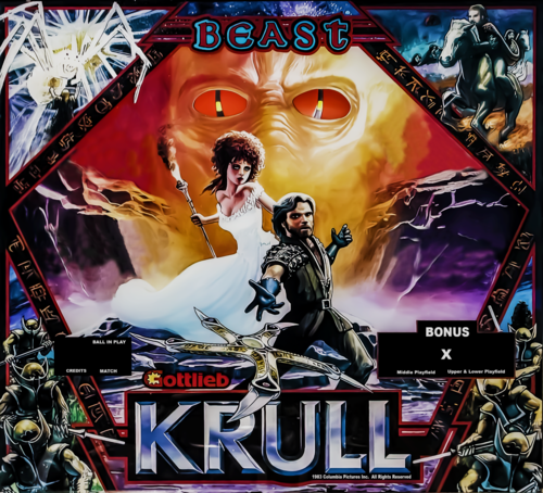 Krull (Gottlieb 1983) b2s Full DMD - Full DMD Backglasses - Virtual ...
