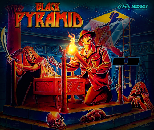 Black Pyramid (Bally 1984) Fantasy b2s Full DMD - Full DMD Backglasses ...