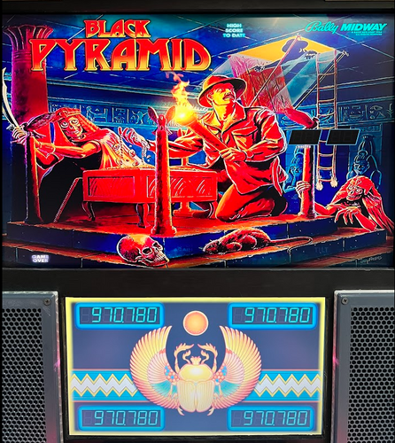 Black Pyramid (Bally 1984) Fantasy b2s Full DMD - Full DMD Backglasses ...