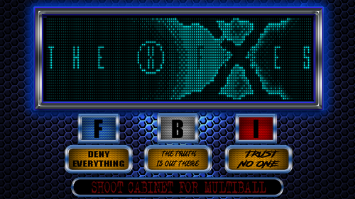 X-Files FullDMD (SEGA 1997) - Full DMD Backglasses - Virtual Pinball ...