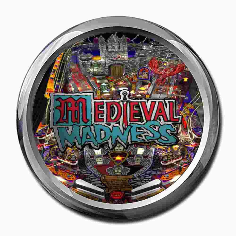 Medieval Madness Logo Pinup System Wheel "Medieval Madness" Wheel
