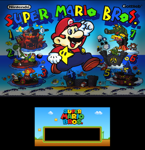 Super Mario Bros (Gottlieb 1992) B2S with Full DMD - Full DMD ...