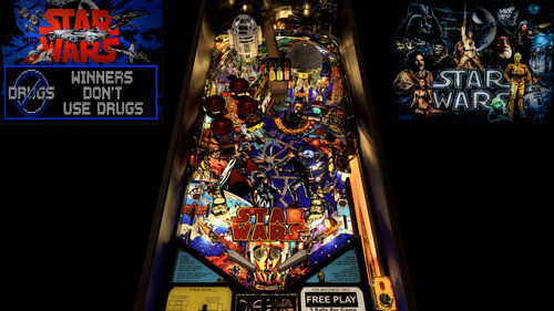 Star Wars (Data East 1992) b2s with full dmd - Full DMD Backglasses - Virtual Pinball Universe