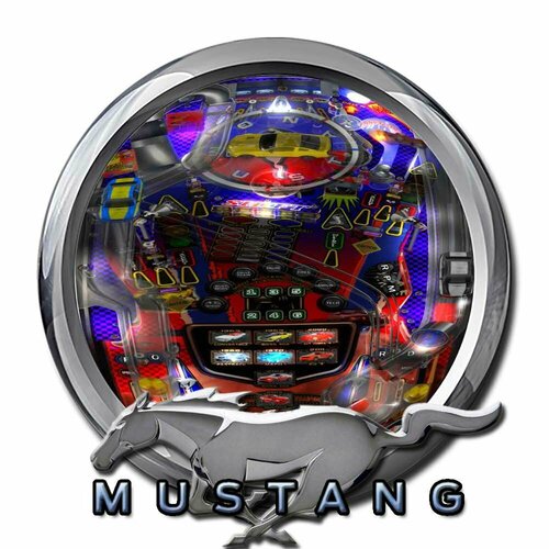 Mustang (STERN 2014) (Wheel) - Wheel Images - Virtual Pinball Universe