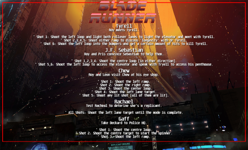 Blade Runner - Replicant Edition Instructions Cards - Instruction Cards ...