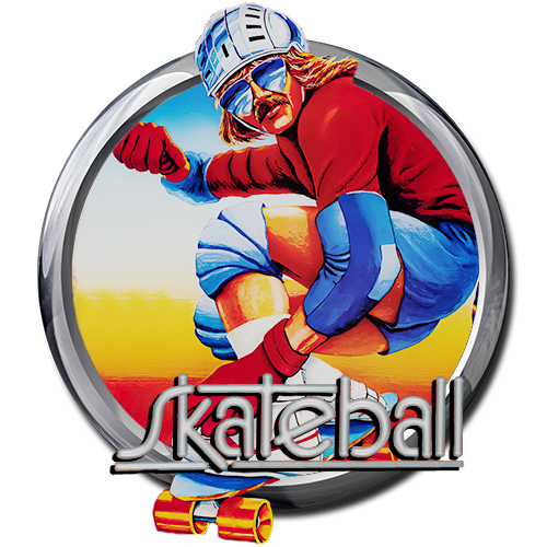 Skateball Bally (1980) - Tarcisio Style Wheels - Virtual Pinball Universe