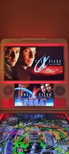 The X Files Sega (1997) animated backglass with full DMD - Full DMD ...