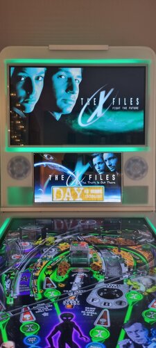 The X Files Sega (1997) animated backglass with full DMD - Full DMD ...