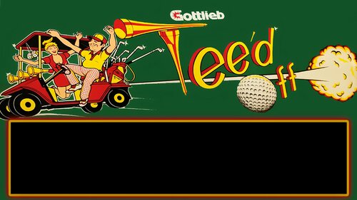 Tee'd Off Gottlieb (1993) animated bakglass with full DMD - Full DMD ...