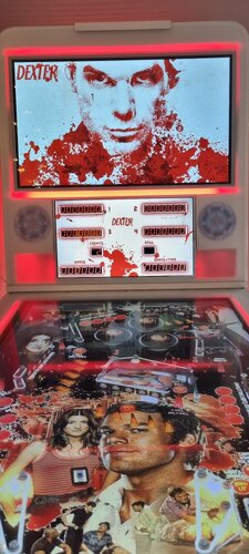 Dexter (Original 2022)animated backglass with full DMD - Full DMD ...