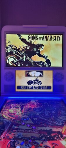 Sons of Anarchy (Original 2019) alternative Backglass with full DMD ...