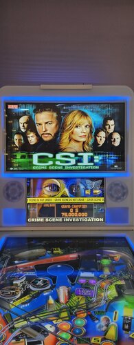 CSI (Stern 2008) Backglass with full DMD - Full DMD Backglasses ...